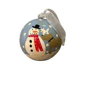 Reece & Riley | Holiday | Reece Riley Holiday Ornaments Dogs Snowman ...